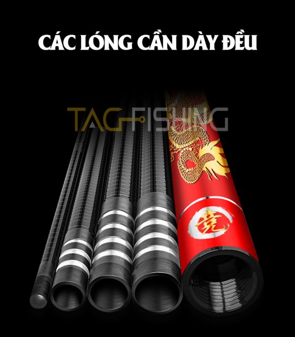 Cần Câu Tay Guide Bashen Thắng Lợi Đỏ 5H - Vua Đồ Câu