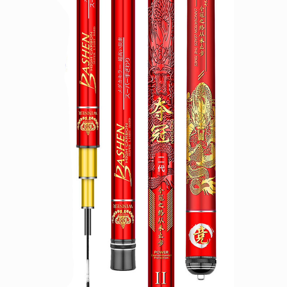 Cần Câu Tay Guide Bashen Thắng Lợi Đỏ 5H - Vua Đồ Câu