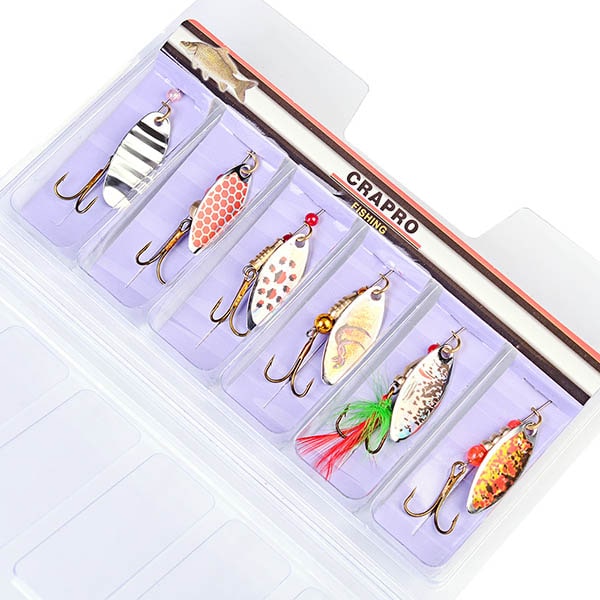 Combo 6 Spinner Câu Cá Chày, Cá Ngựa Nam Cực Nhạy - Vua Đồ Câu