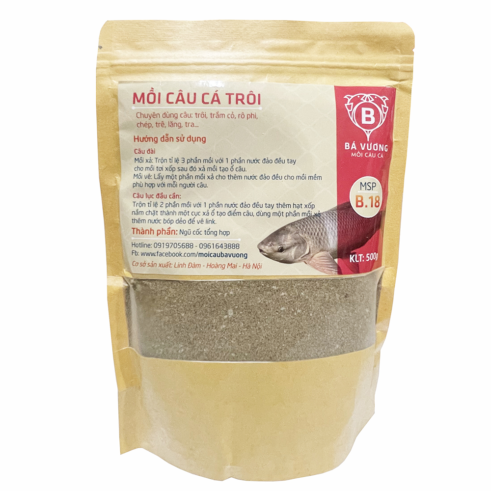 Mồi Câu Cá Trôi B18 - Mồi Câu Bá Vương - Vua Đồ Câu