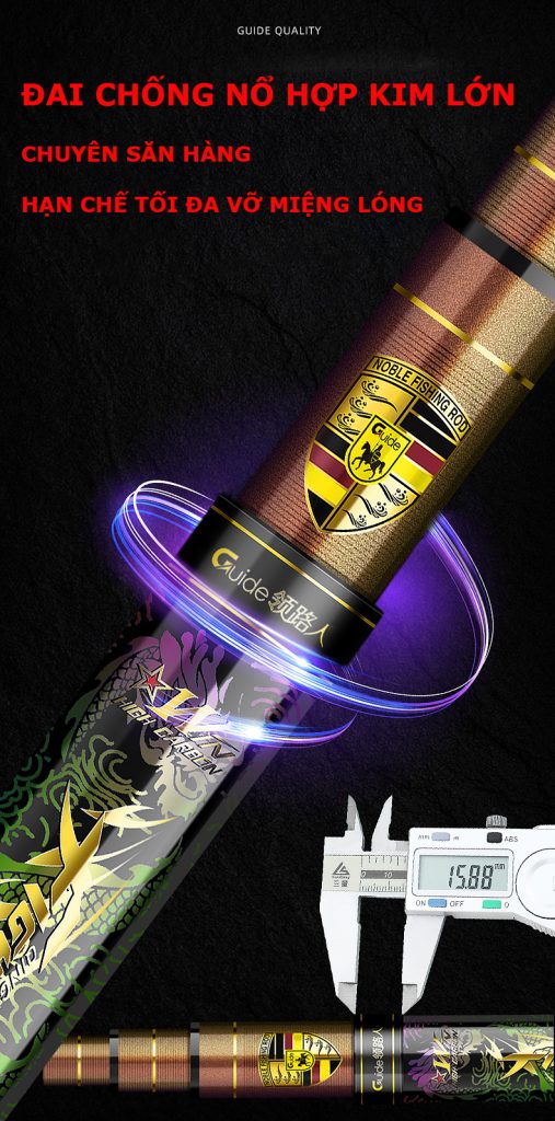 Cần Câu Tay Guide Danh Chấn Thiên Hạ 4200X - Vua Đồ Câu