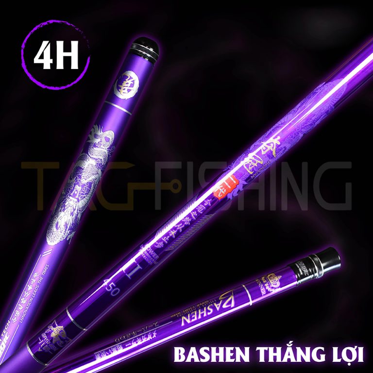 Cần Câu Tay Guide Bashen Thắng Lợi Tím 4H - Vua Đồ Câu