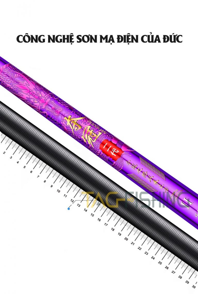 Cần Câu Tay Guide Bashen Thắng Lợi Tím 4H - Vua Đồ Câu