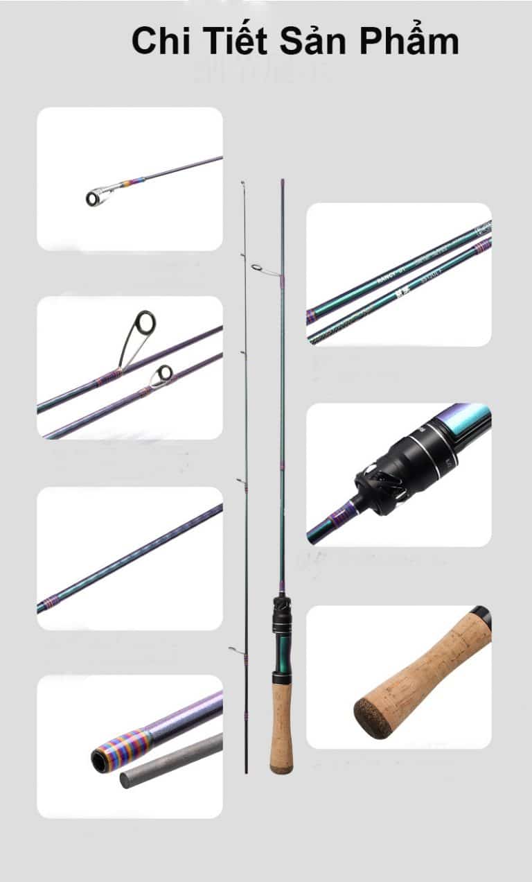 Cần Câu Lure UL Cao Cấp Rancy Khoen Fuji - Vua Đồ Câu